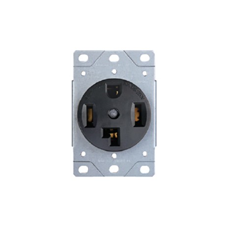 Flush Mount Receptacle - 30A - 125V/250V - D1172809 - Deelat